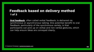 Workplace Feedback Examples: 30+ Feedback Definitions and Types | PDF