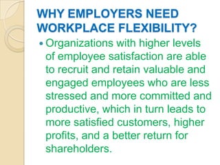 Workplace flexibility | PPTX
