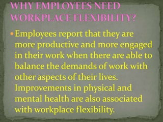 Workplace flexibility | PPTX