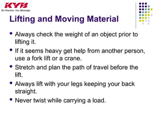 Workplace General Safety Training .ppt | First Aid | Injuries