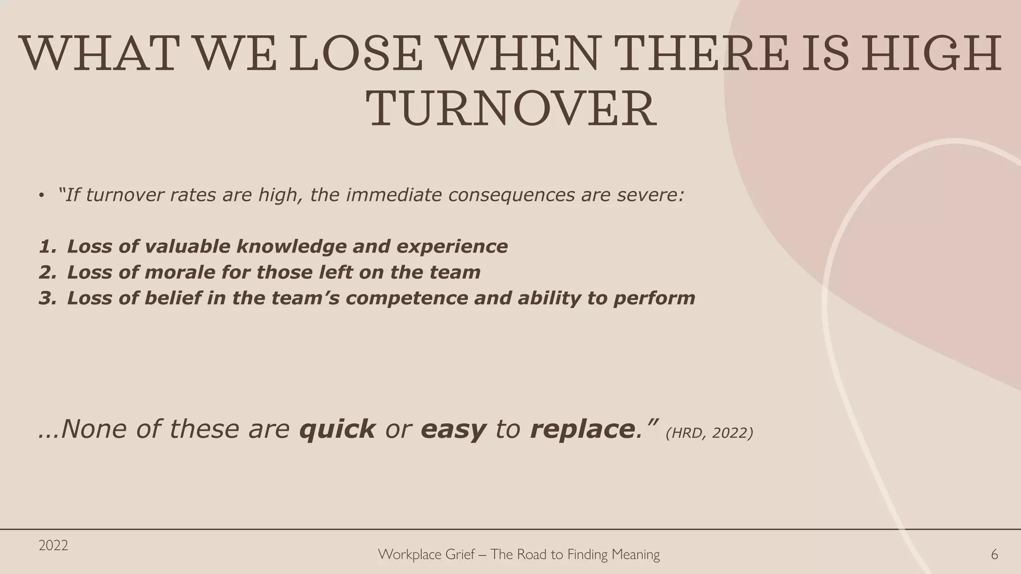 Workplace Grief & Loss: The Road to Finding Meaning | PDF