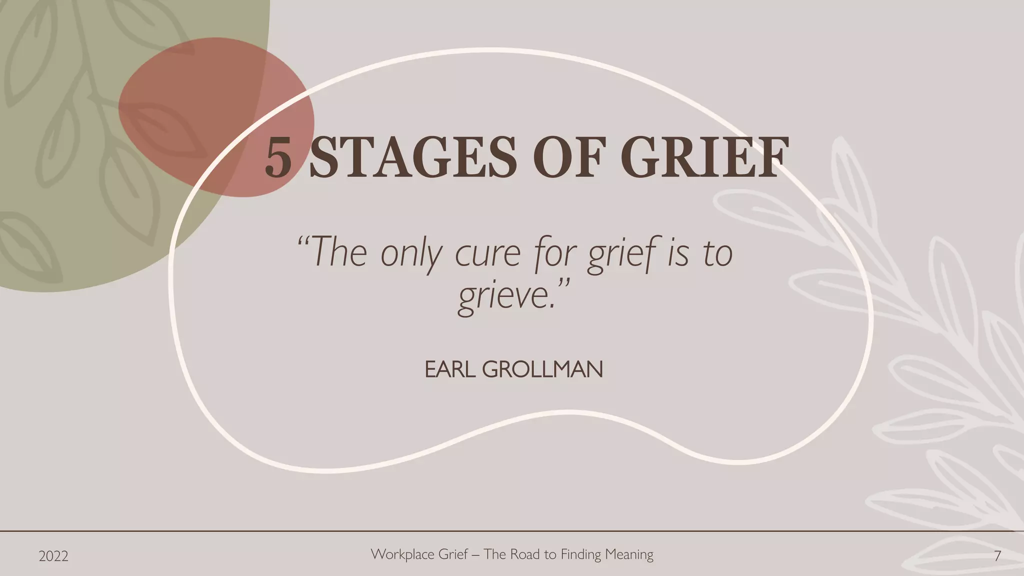 Workplace Grief & Loss: The Road to Finding Meaning | PPT