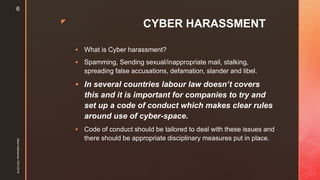 Work place harassment | PPT