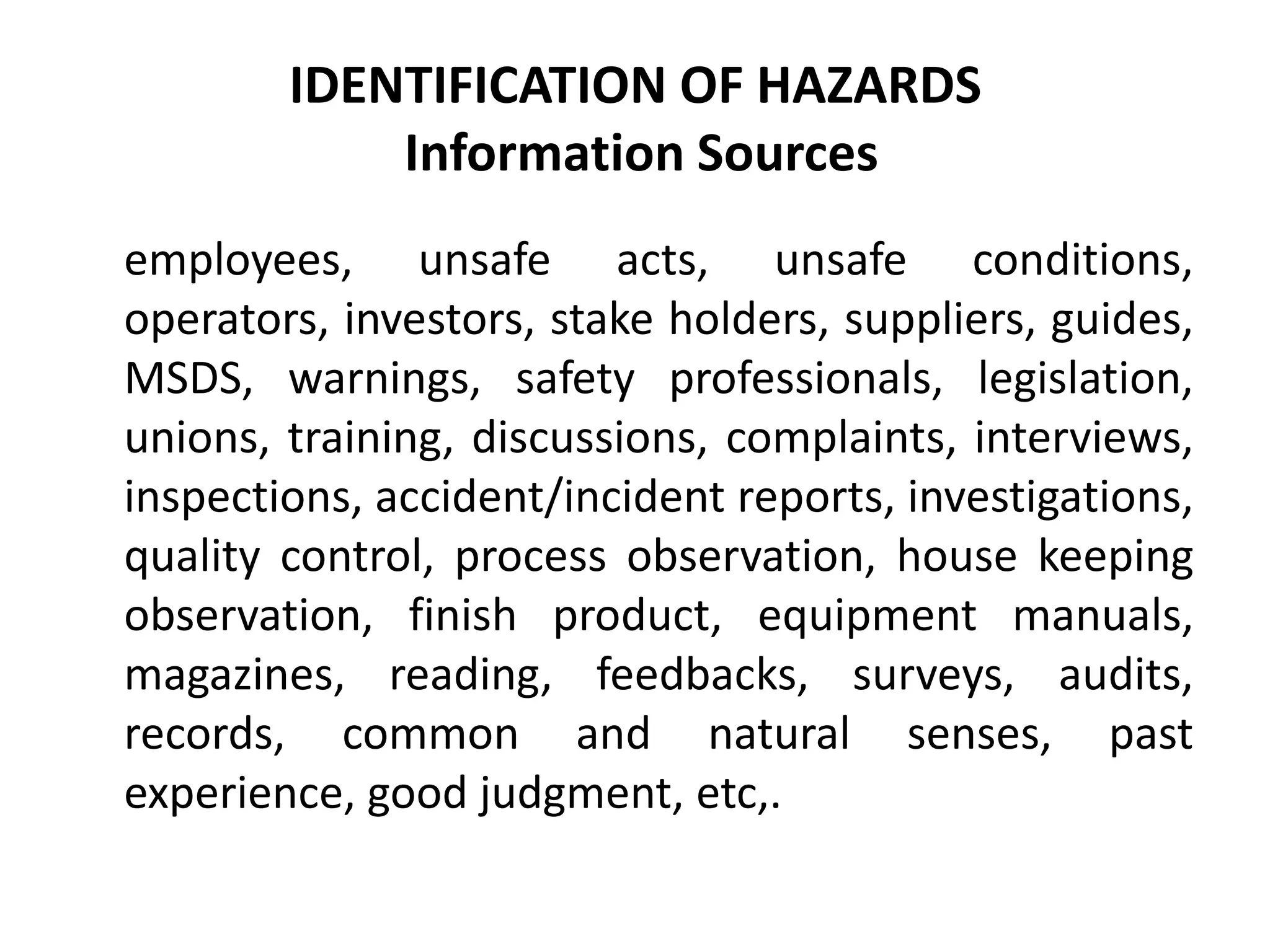 Workplace hazards | PPTX