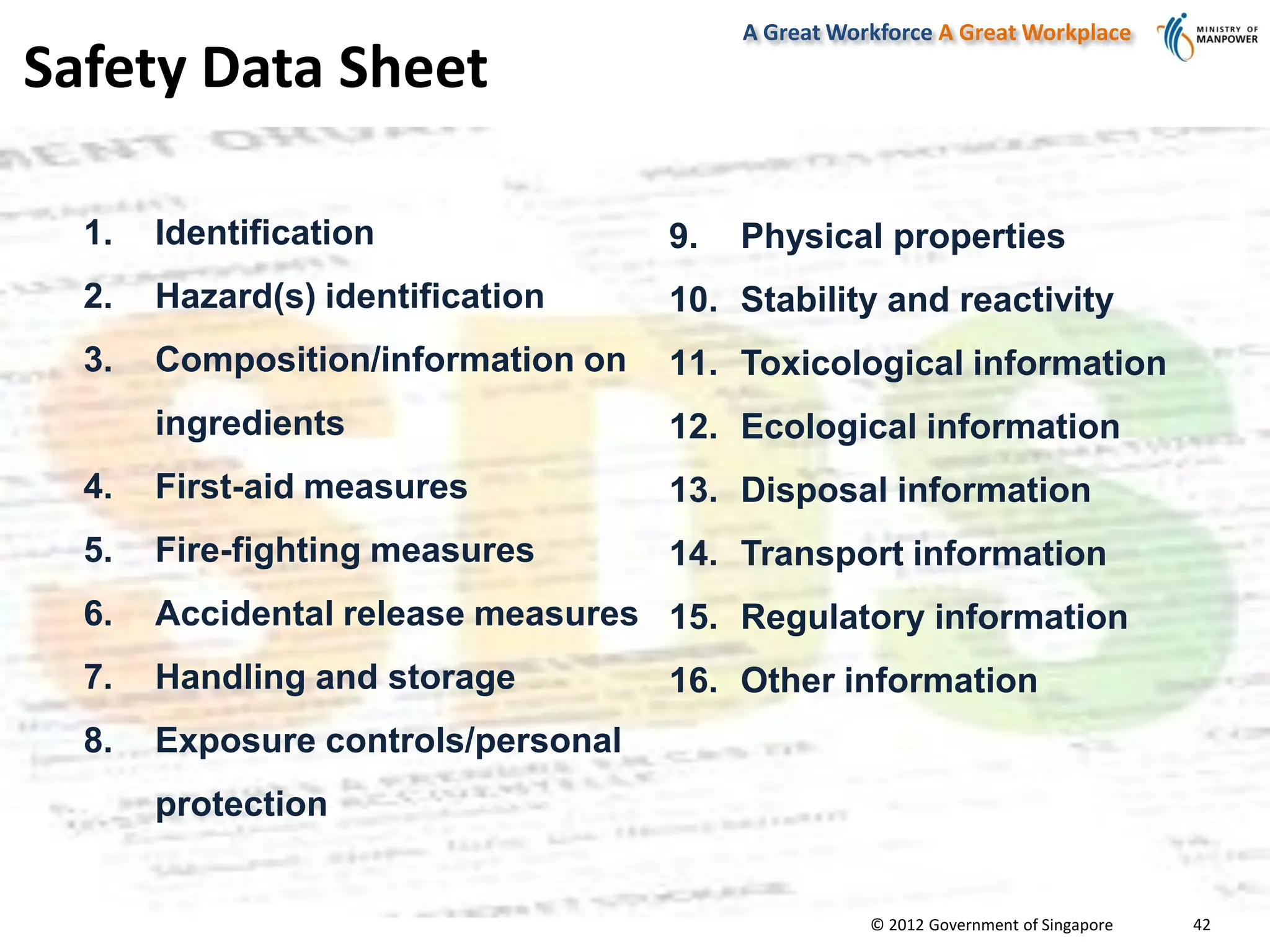 Workplace Hazards safety precautions -01 | PPT
