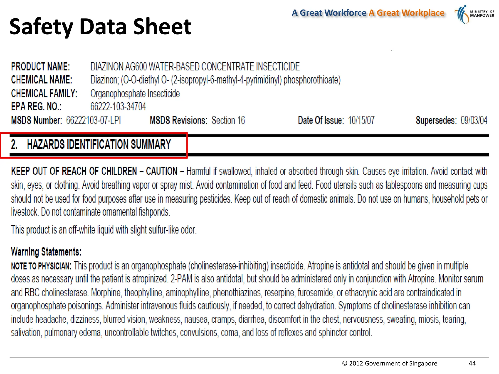 Workplace Hazards safety precautions -01 | PPT
