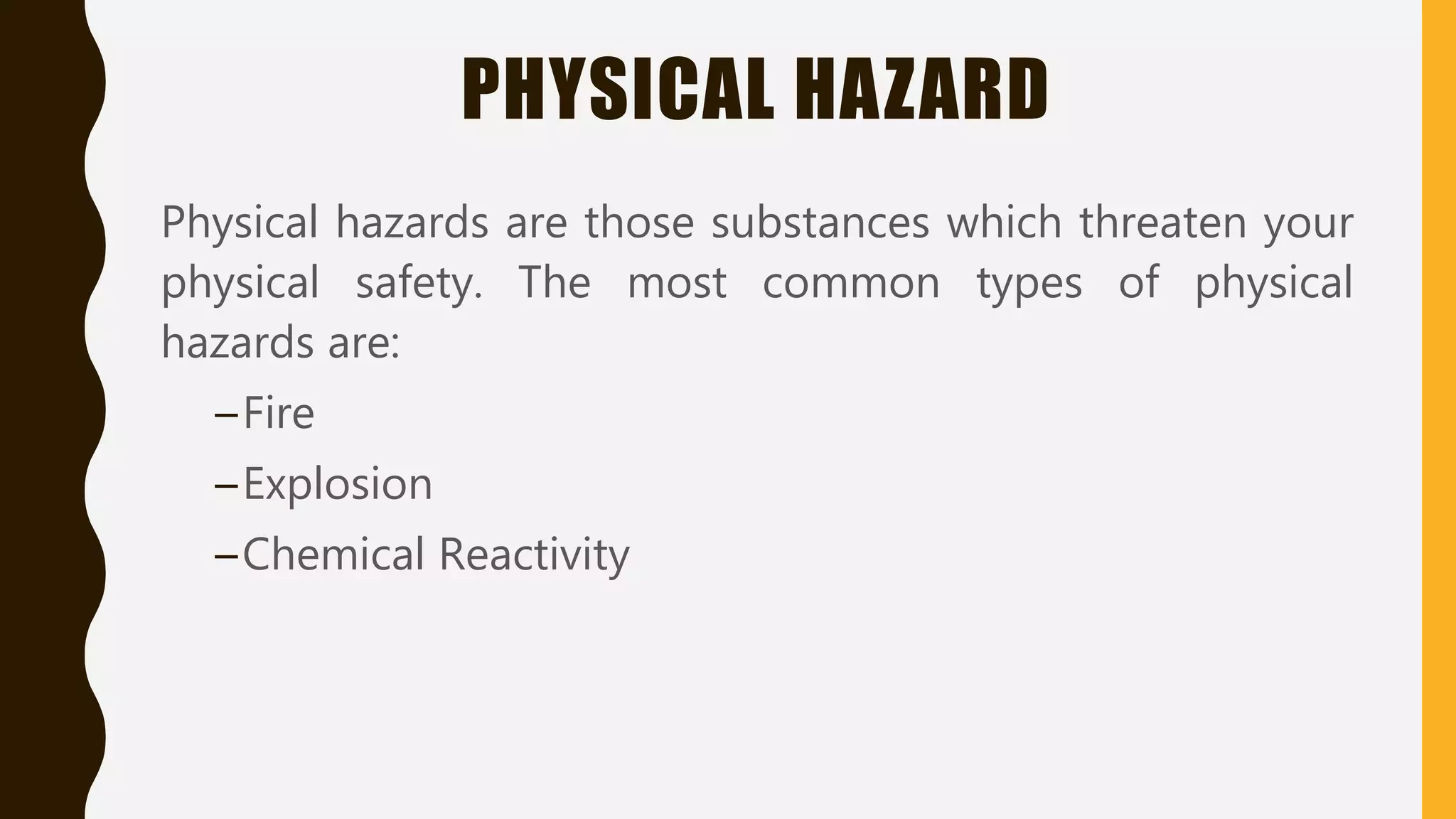 Workplace Hazards and Risks | PPTX