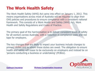 Workplace health & safety act january 2011 | PDF