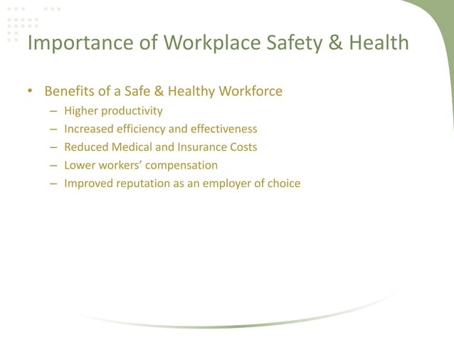 Workplace Health Screening | PPTX