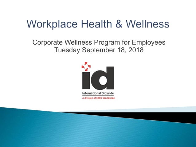 Workplace Health and Wellness | PPT