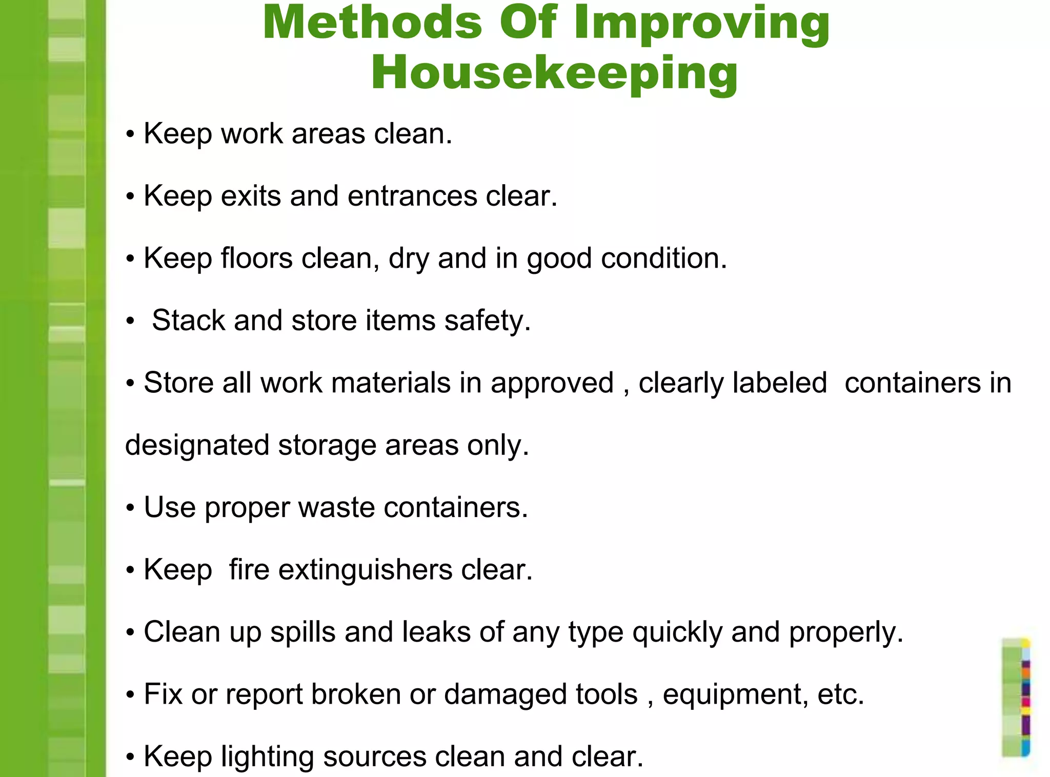 Workplace housekeeping | PPT