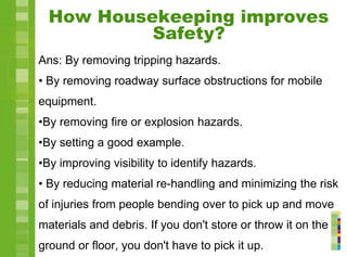 Workplace housekeeping | PPT