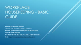 Workplace Housekeeping - Basic Guide.pptx