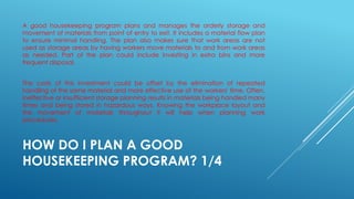 Workplace Housekeeping - Basic Guide.pptx