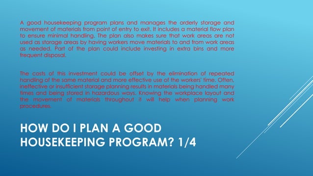 Workplace Housekeeping - Basic Guide.pptx