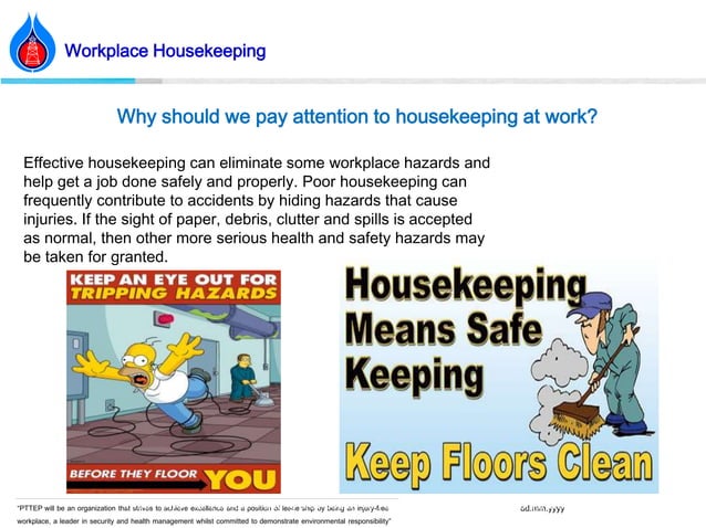 Workplace housekeeping | PPTX