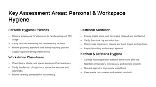 Workplace Hygiene Inspection with eAuditor Audits and inspections | PDF