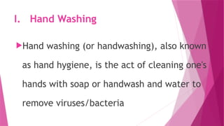 WORKPLACE HYGIENE PROCEDURES.pptx in Bartending | PPTX