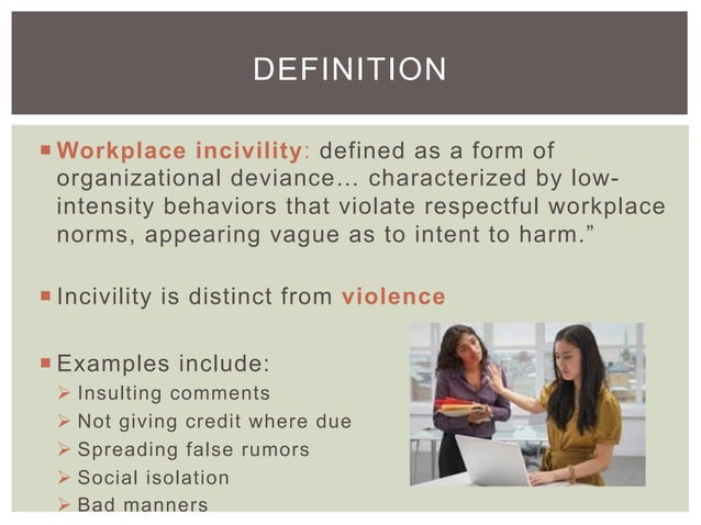 Workplace Incivility | PDF