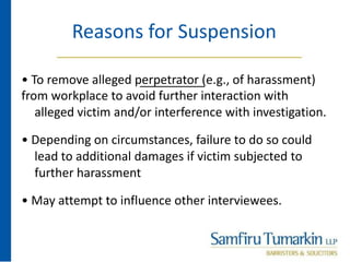 CONDUCTING A WORKPLACE INVESTIGATION | PPT