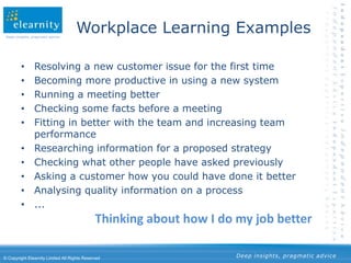 Workplace learning | PPTX