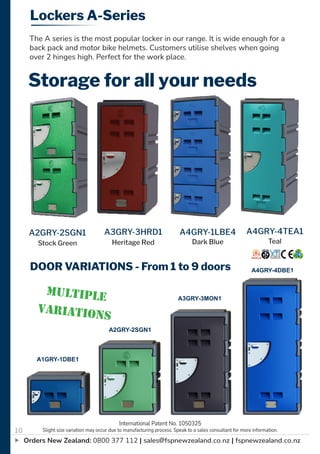 Workplace Lockers Catalogue Australia & NZ | PDF