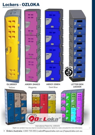 Workplace Lockers Catalogue Australia & NZ | PDF