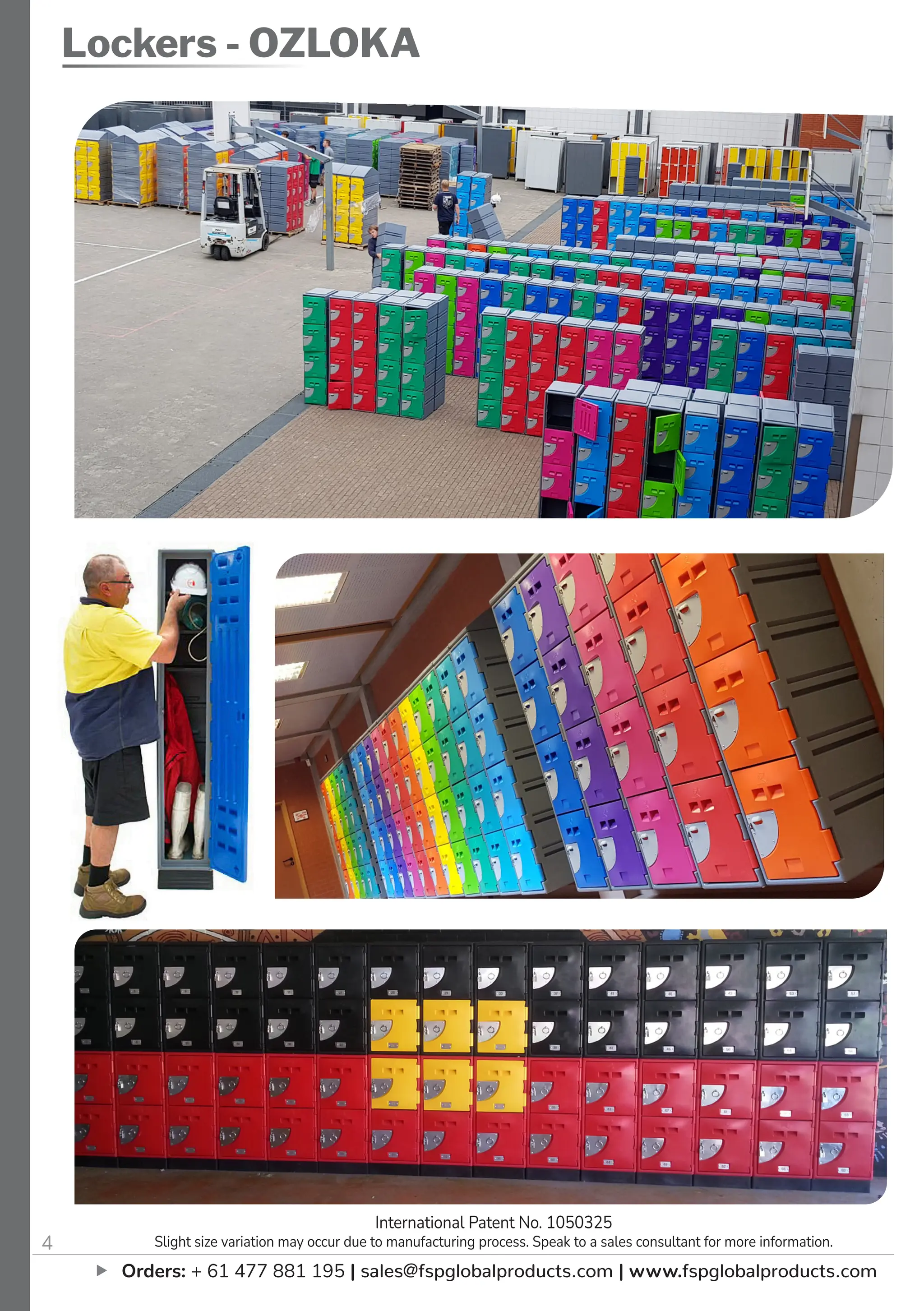 Workplace Lockers Catalogue Global FSP America | PDF