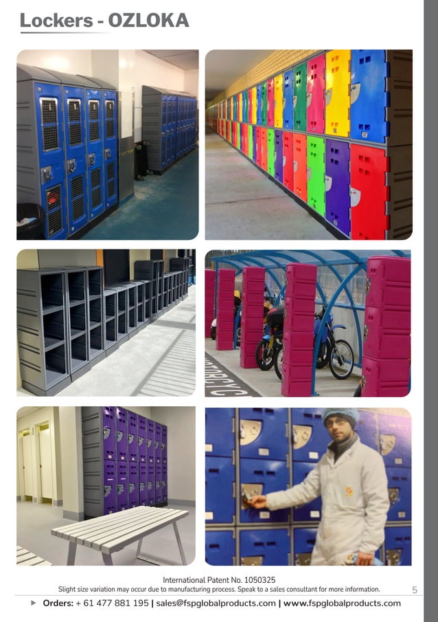 Workplace Lockers Catalogue Global FSP America | PDF