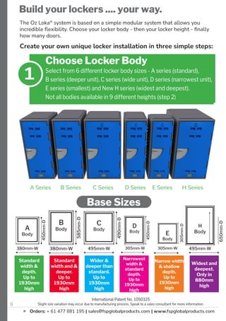 Workplace Lockers Catalogue Global FSP America | PDF