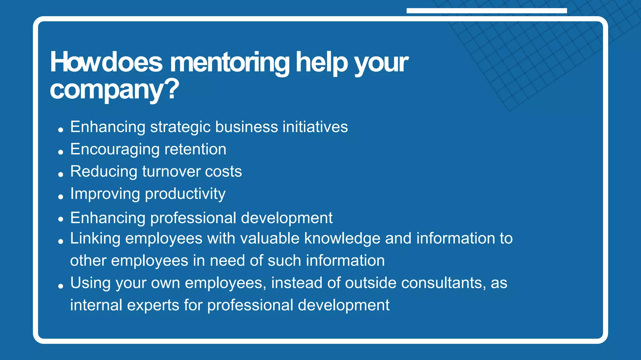 Workplace Mentoring Program - For Organization Growth | PPT
