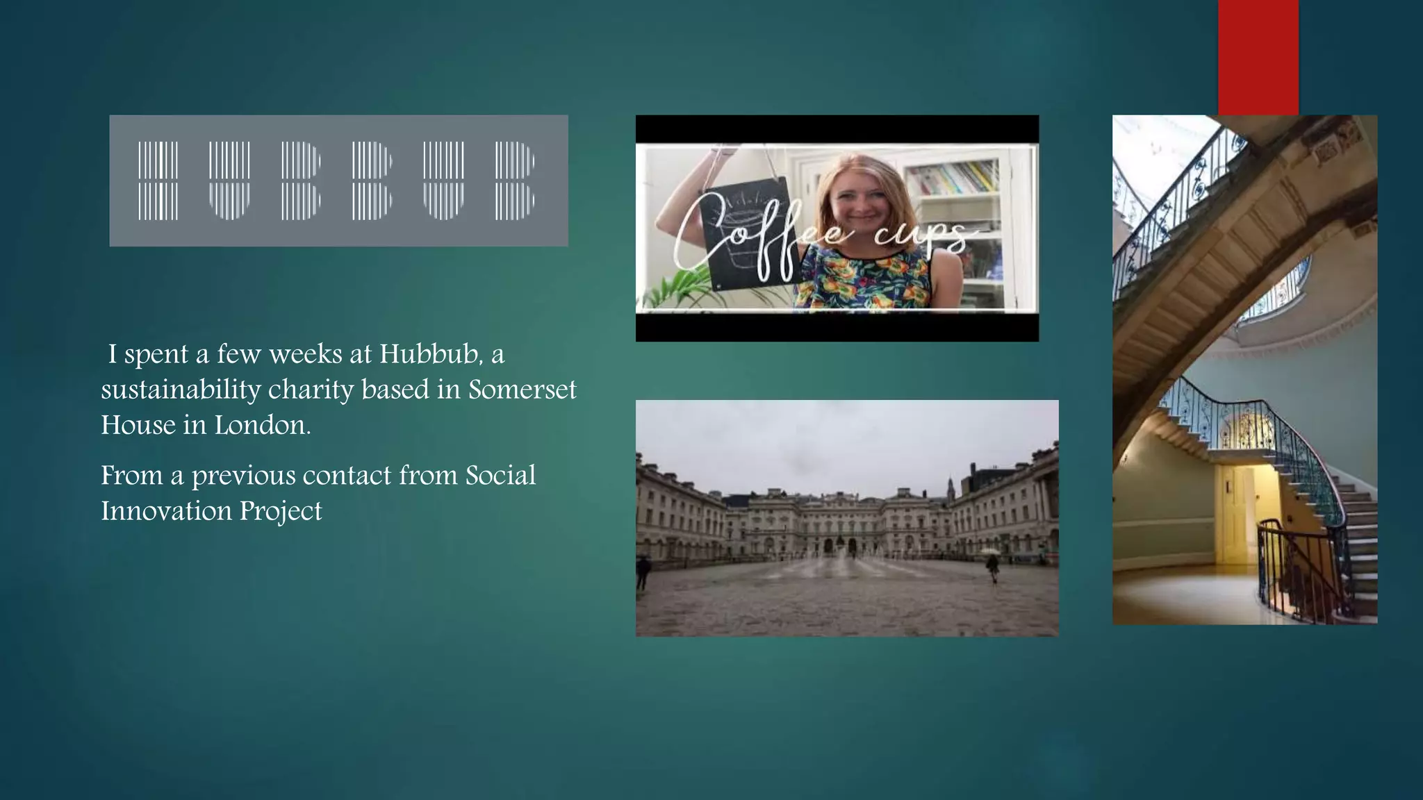 Work Placement Presentation - Hubbub Foundation | PPTX