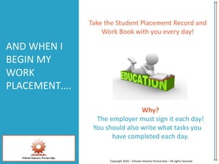 Work Placement Training Preparation | PPTX