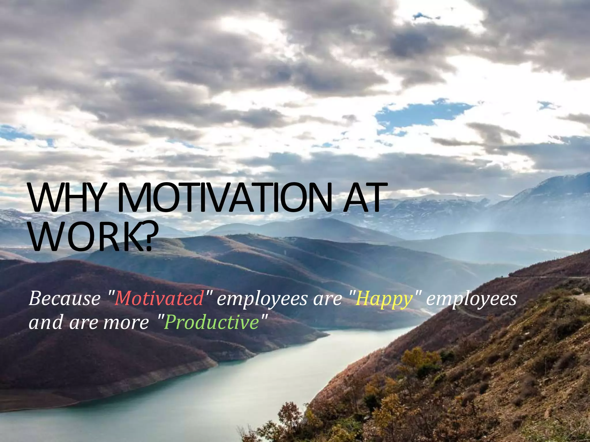 Workplace Motivation | PPT