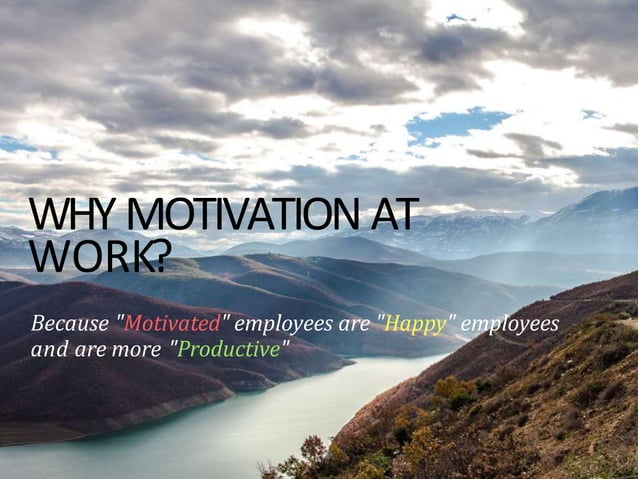 Workplace Motivation | PPT