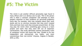 Workplace personalities and how to deal with them | PPTX