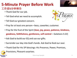 Workplace prayer models | PPT