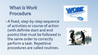 Workplace procedure | PPTX