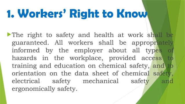 workplace rights and responsibilities pptx | PPTX