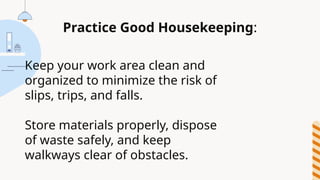 Workplace safety safety in the workplace | PPTX
