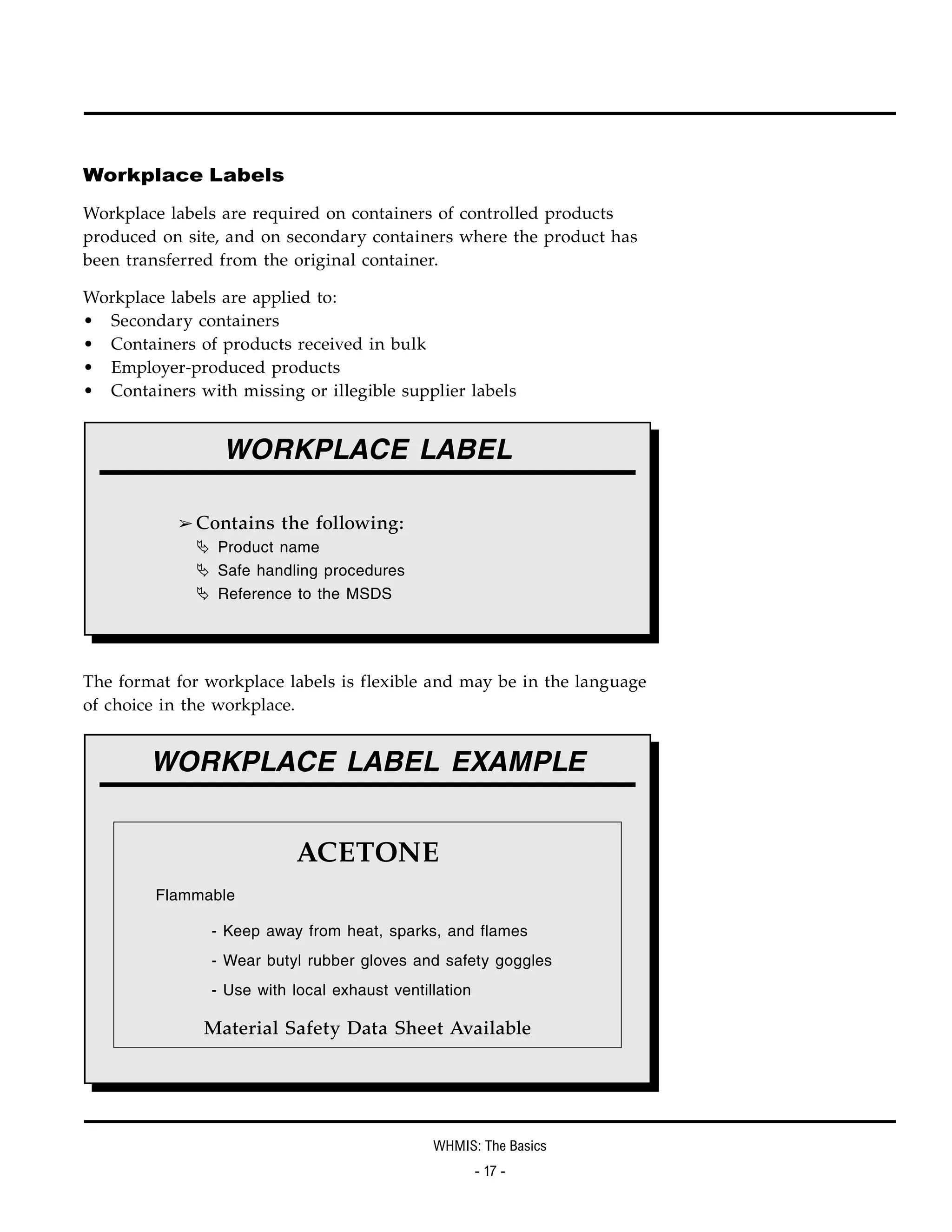 Workplace safety 101 workplace hazardous materials information system ...