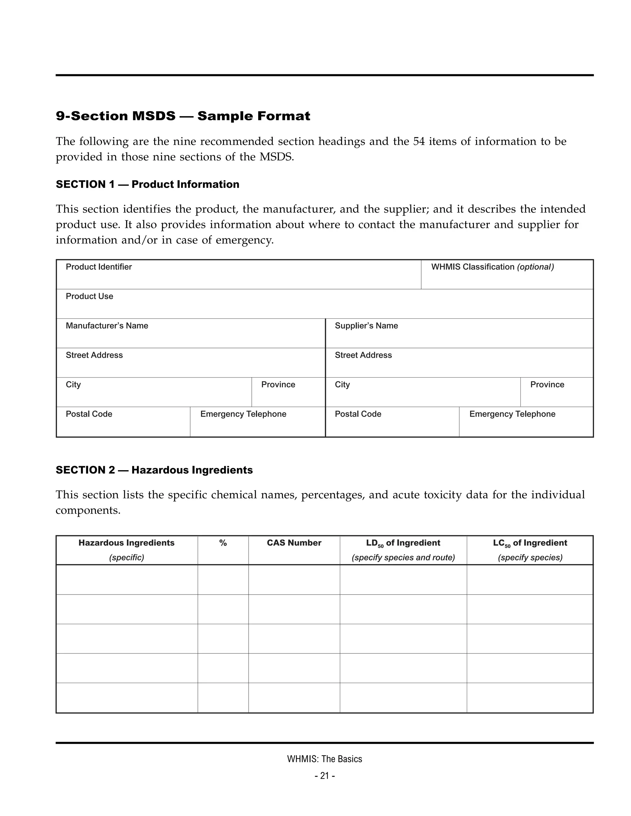 Workplace safety 101 workplace hazardous materials information system ...