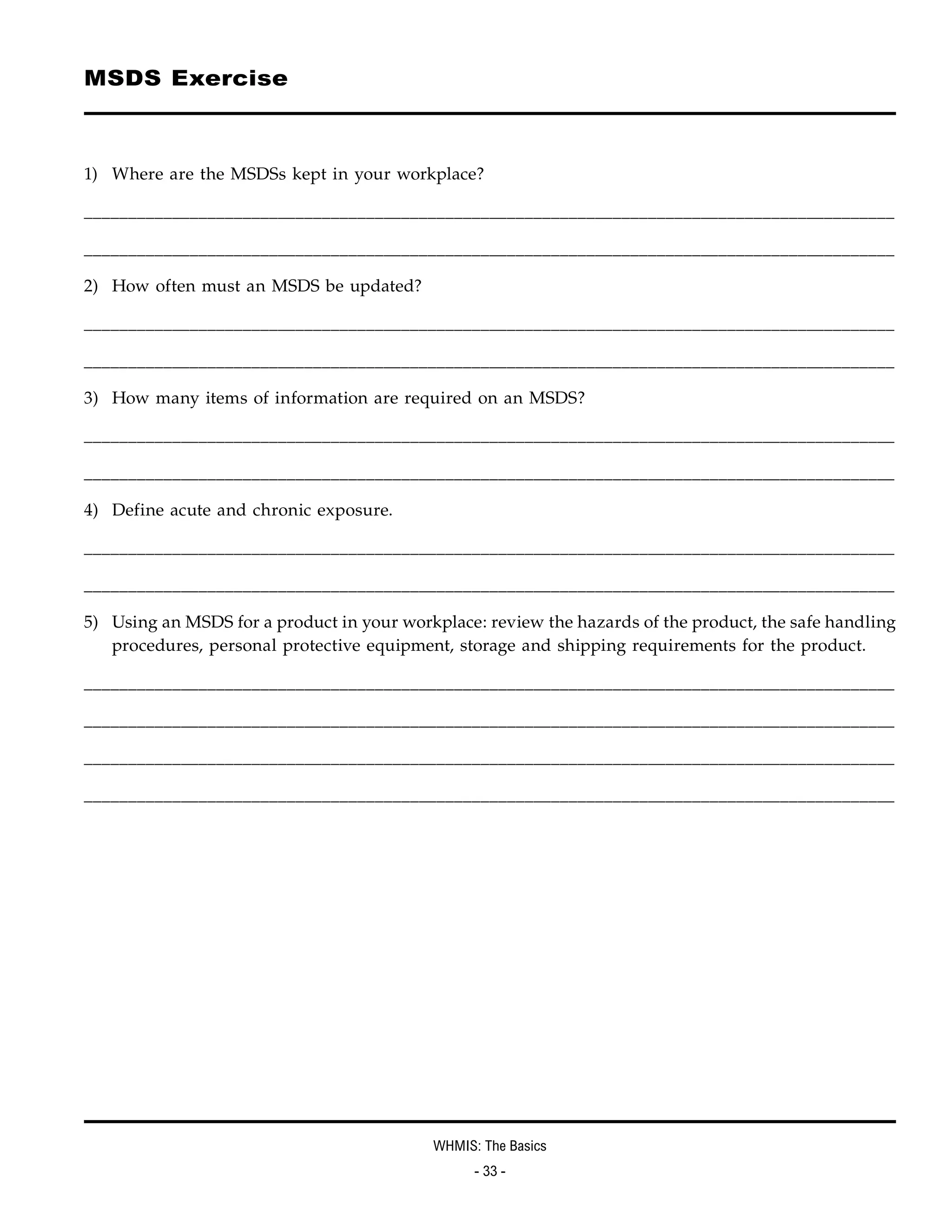 Workplace safety 101 workplace hazardous materials information system ...