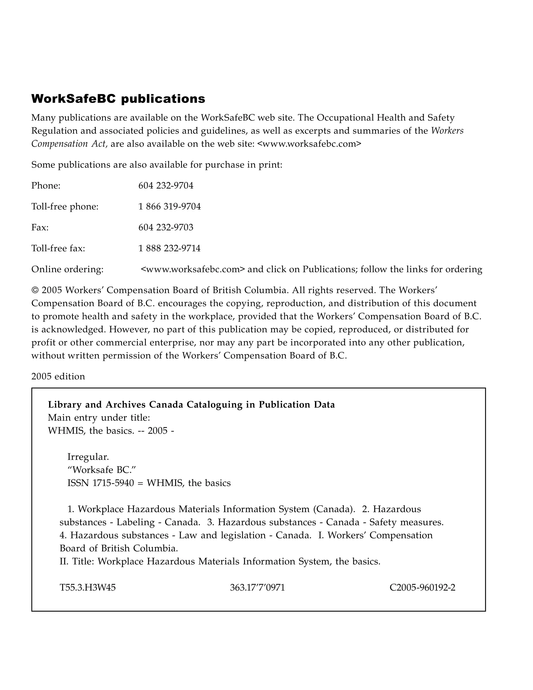 Workplace safety 101 workplace hazardous materials information system ...