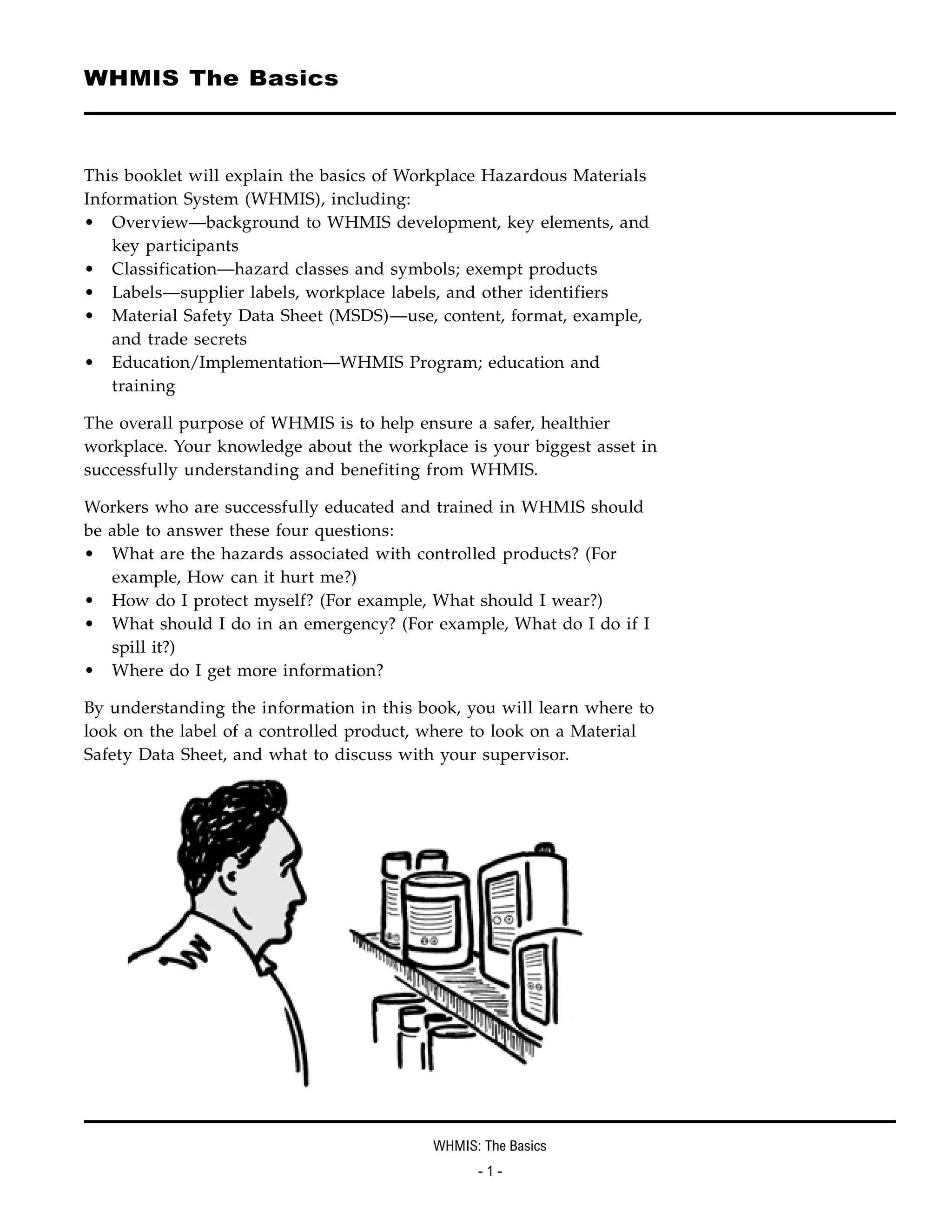 Workplace safety 101 workplace hazardous materials information system ...