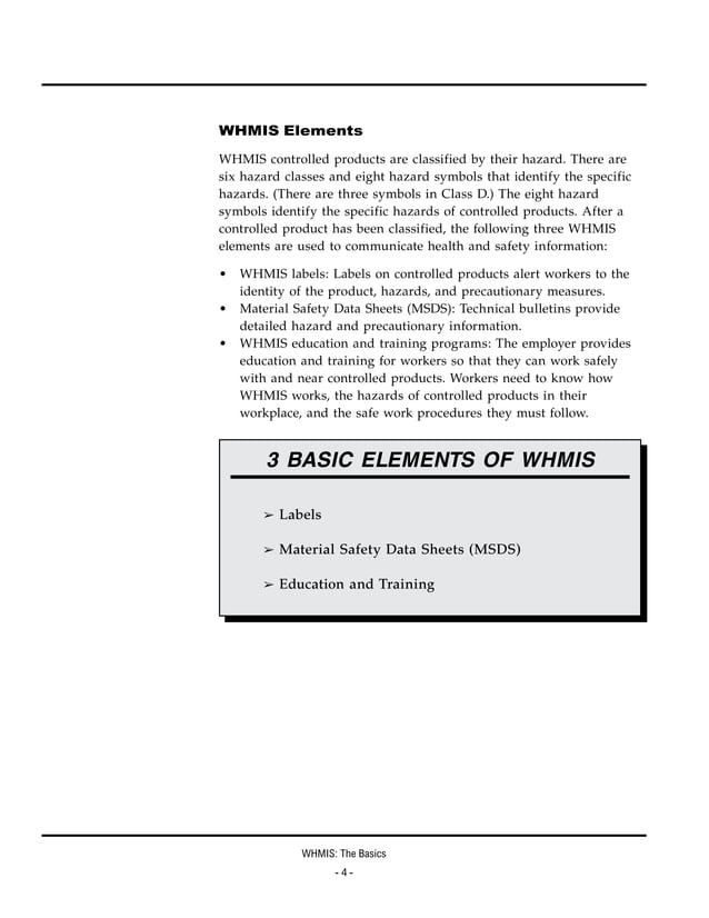 Workplace safety 101 workplace hazardous materials information system ...