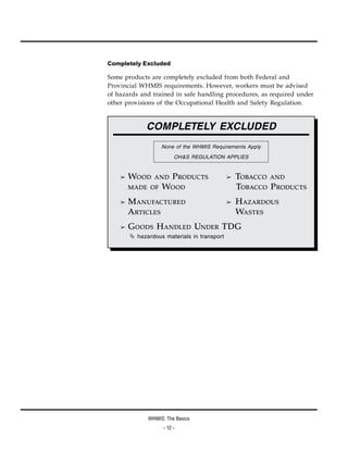 Workplace safety 101 workplace hazardous materials information system ...