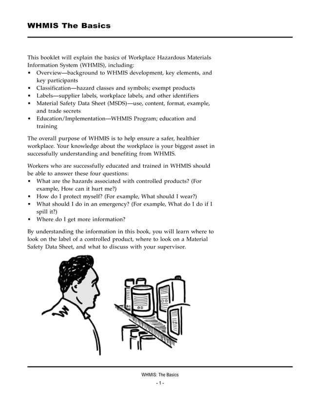 Workplace safety 101 workplace hazardous materials information system ...