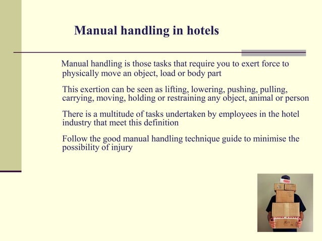 Workplace Safety And Security Hotel.Ppt | Hospitality Industry | Industries