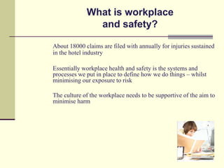 Workplace Safety And Security Hotel.Ppt